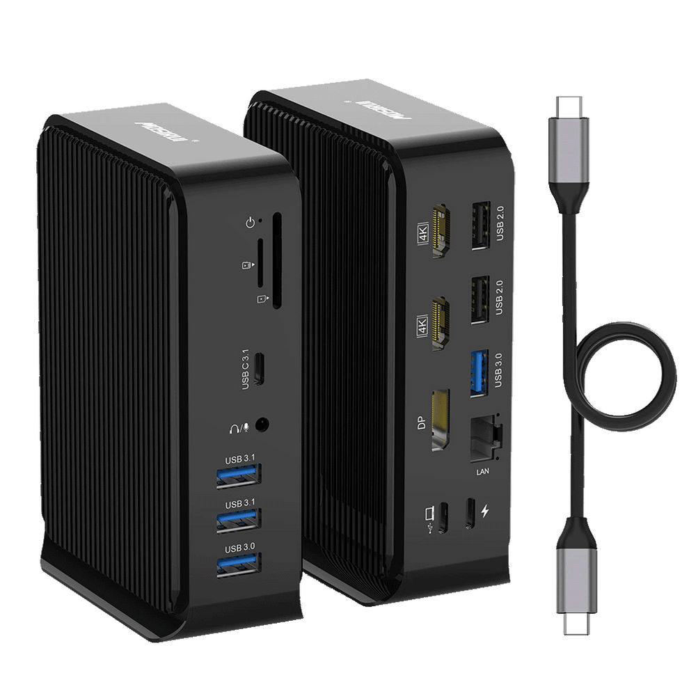 16-in-1 Laptop USB C Docking Station Triple Monitor – MOSIRUI