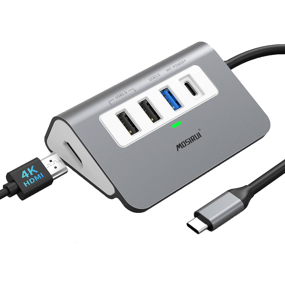 5-in-1 USB C Hub with 4K HDMI – MOSIRUI